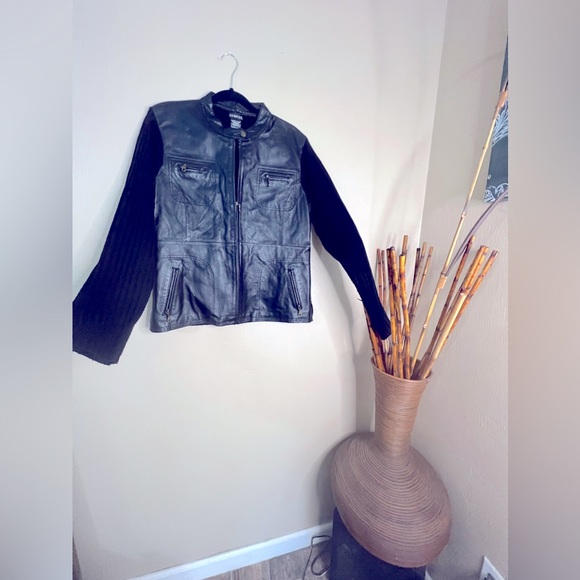 George | Jackets & Coats | 6 Front 00 Leather Backsleeves 100 Acrylic ...
